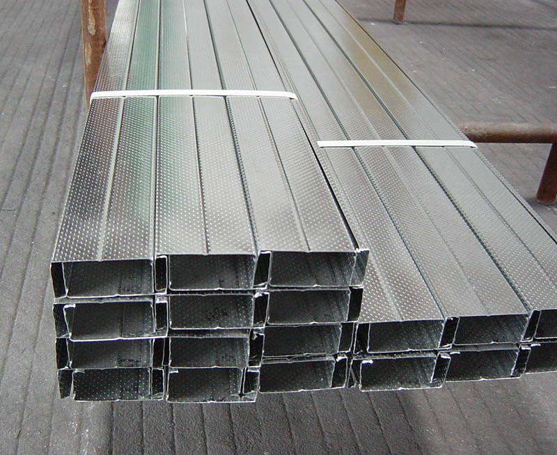 GB/JIS 80-180g/m2 Zinc Coated Galvanized Steel Profile for Partition ...